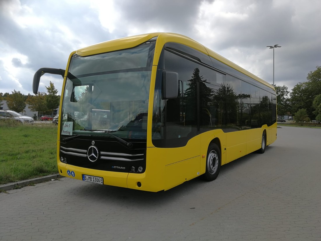 eCitaro im Test auf der Linie 7 - >>> Regensburger Busse