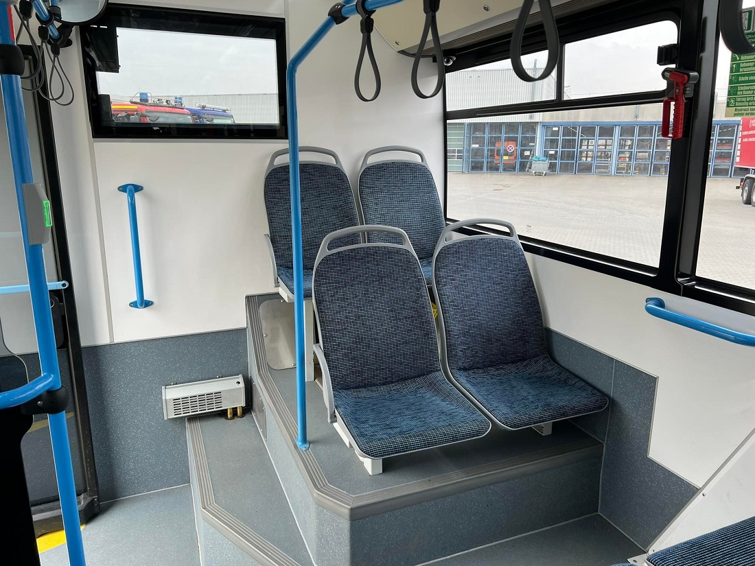 Testbus Ikarus 120e City Pioneer bei das Stadtwerk. Mobilität ...