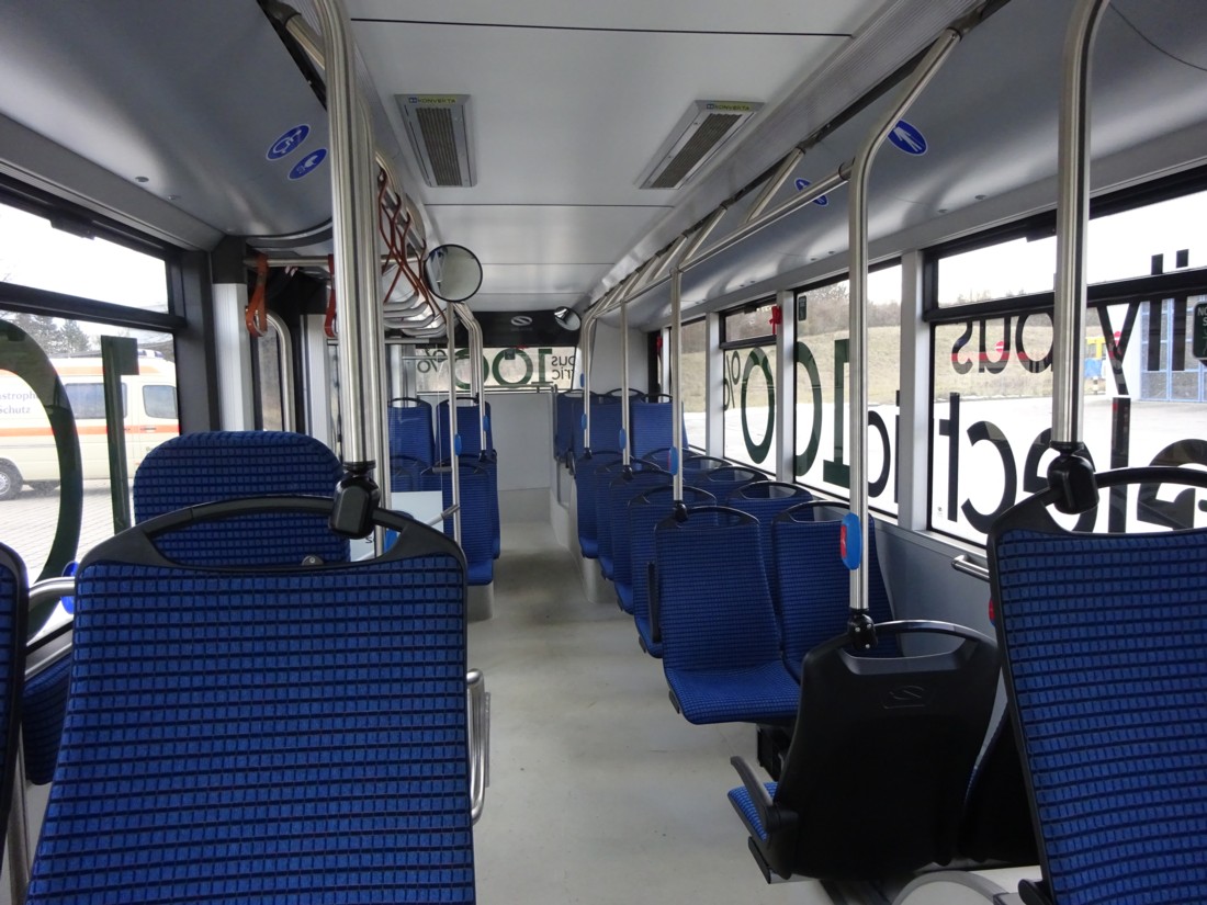 Testbus Solaris 12 Electric bei den RVB - >>> Regensburger Busse