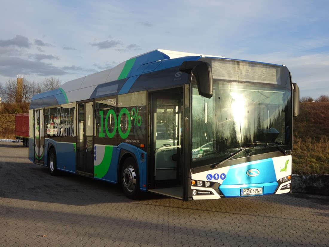 Testbus Solaris 12 Electric bei den RVB - >>> Regensburger Busse