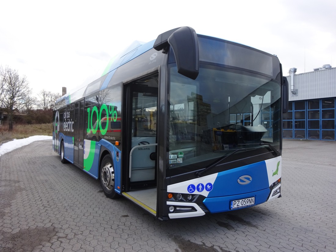 Testbus Solaris 12 Electric bei den RVB - >>> Regensburger Busse